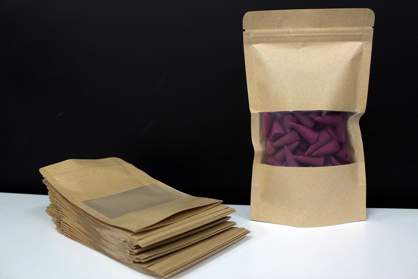 Kraft Window Bag 12x20 cm - Graphic Design & Print Shop Cork